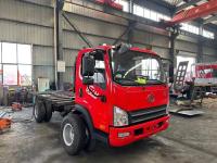 China FAW Flatbed Heavy Duty Flatbed Low Bed Excavator Transport Truck for sale
