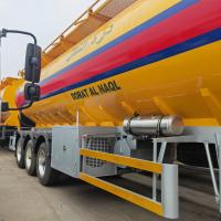 China 60m3 30 Tons Chicken Food Bulk Feed Trailer Animal Bulk Feed Delivery Tank Conveyor Transport Trailer for sale