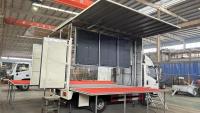 China Sinotruck HOWO Mobile Music Stage Truck Self Powered LED Advertising Truck for sale