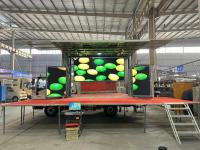 China Sinotruck HOWO Mobile Music Stage Truck Self Powered LED Advertising Truck for sale