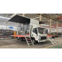 China Sinotruck HOWO Mobile Music Stage Truck Self Powered LED Advertising Truck for sale