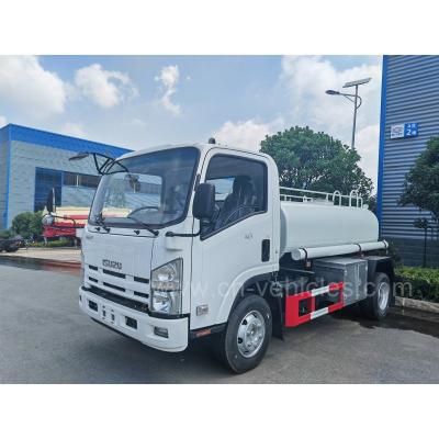 China ISUZU 3 Ton SS304-2B  8000 Liter Water Spray Truck Stainless Steel Tank Truck for sale