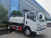 China ISUZU 3 Ton SS304-2B  8000 Liter Water Spray Truck Stainless Steel Tank Truck for sale