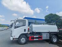 China ISUZU 3 Ton SS304-2B  8000 Liter Water Spray Truck Stainless Steel Tank Truck for sale