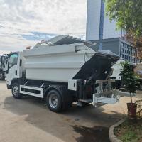 China Isuzu Rear Load Trashmaster Mobile Kitchen Garbage Refuse Collector Food Waste Disposal Truck for sale