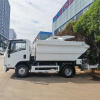 China Isuzu Rear Load Trashmaster Mobile Kitchen Garbage Refuse Collector Food Waste Disposal Truck for sale