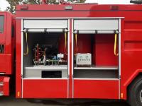 China ISUZU Giga 6000Liter Water Tanker Fire Truck 2000Liter Foam Fire Fighting Truck for sale