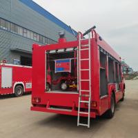 China HOWO 5.5CBM Foam Fire Fighting Engine Firefight Truck for sale
