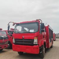 China HOWO 5.5CBM Foam Fire Fighting Engine Firefight Truck for sale