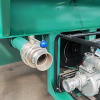 China CLW 2 Axle Stainless Steel Tanker Truck Heavy Duty Drinking Water Tank Semi Trailer for sale