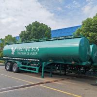 China CLW 2 Axle Stainless Steel Tanker Truck Heavy Duty Drinking Water Tank Semi Trailer for sale