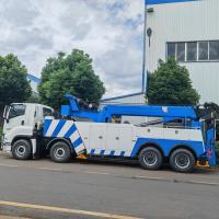 China ISUZU GIGA Heavy Duty Wrecker Trucks 30Ton 360 Degree Rotation Road Rescue Truck for sale