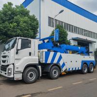 China ISUZU GIGA Heavy Duty Wrecker Trucks 30Ton 360 Degree Rotation Road Rescue Truck for sale