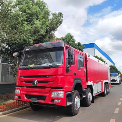 China Howo 430hp 24000liter Foam Water Tanker Engine Fighter Fire Fighting Fight Truck for sale