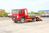 China Shacman X9 Flatbed Wrecker Tow Towing Recovery Platform Truck  for sale