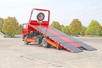 China Shacman X9 Flatbed Wrecker Tow Towing Recovery Platform Truck  for sale