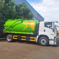 China ISUZU GIGA 16CBM Sewage Vacuum Fecal Suction Tank Cleaning Tanker Truck for sale