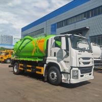 China ISUZU GIGA 16CBM Sewage Vacuum Fecal Suction Tank Cleaning Tanker Truck for sale
