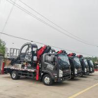 China Isuzu High Lift Bucket Aerial Work Hydraulic Platform Lift Truck for sale