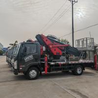 China Isuzu High Lift Bucket Aerial Work Hydraulic Platform Lift Truck for sale