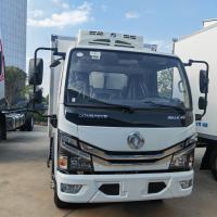 China Dongfeng Dollicar 5 Ton Cold Storage Freezer Refrigerated Box Van Truck for sale