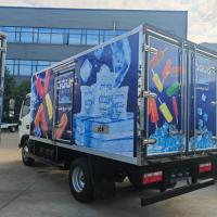 China Dongfeng Dollicar 5 Ton Cold Storage Freezer Refrigerated Box Van Truck for sale