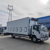 China ISUZU Intelligent Live Baby Chick Day Old Chicken Transport Double Temperature Unit Poultry Delivery Truck for sale