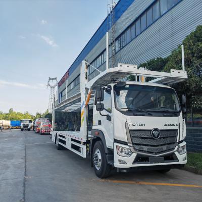 China Foton Auman Tow Wrecker Multipurpose Platform Car Hauler Carrier Tow Truck Transporter for sale