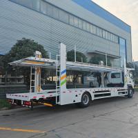 China Foton Auman Tow Wrecker Multipurpose Platform Car Hauler Carrier Tow Truck Transporter for sale