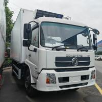 China Dongfeng KR Hydraulic Lift Gate Transport Food Truck With Carrier Refrigerator Freezer Box for sale