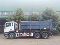 China HOWO 3 Axle Hook Lift Abrol Truck With 3 Ton Folding Ipsilon Xcmg Crane For Contruction Garbage for sale