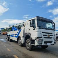 China HOWO 400HP 12 Wheel 50 Ton Recovery Rotator Wrecker Tow Road Rescue Truck for sale