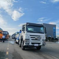 China HOWO 400HP 12 Wheel 50 Ton Recovery Rotator Wrecker Tow Road Rescue Truck for sale