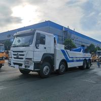 China HOWO 400HP 12 Wheel 50 Ton Recovery Rotator Wrecker Tow Road Rescue Truck for sale