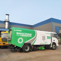 China Shacman L3000 Vacuum Cleaner Sweeping Washing Suciton Sweep Washer Road Sweeper Cleaning Truck for sale