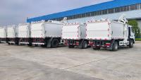 China Dongfeng Hanging Bucket Side Self Load Rubbish Waste Garbage Truck For Street Garbage Collection for sale