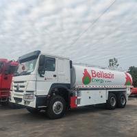 China HOWO 20cbm Fuel Diesel Dispenser Tanker Oil Delivery Transport Pump Boswer Refueling Truck for sale