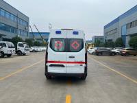 China Ford Medical Rescue First Aid Transit Monitoring Gasoline Vehicle Clinic Ambulance for sale