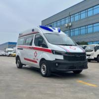 China Ford Medical Rescue First Aid Transit Monitoring Gasoline Vehicle Clinic Ambulance for sale