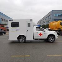 China Isuzu 4X2 4X4 Square Cabin Patient Pickup Cabin Patient Delivery Emerency Rescue Ambulance for sale