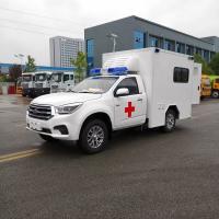 China Isuzu 4X2 4X4 Square Cabin Patient Pickup Cabin Patient Delivery Emerency Rescue Ambulance for sale
