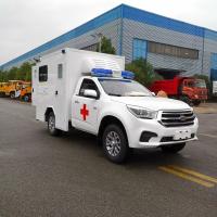 China Isuzu 4X2 4X4 Square Cabin Patient Pickup Cabin Patient Delivery Emerency Rescue Ambulance for sale