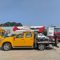 China ISUZU 13.5Meter Aerial Platform Bucket Lift Work Lifting Working Manlift Truck for sale