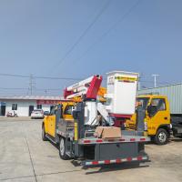 China ISUZU 13.5Meter Aerial Platform Bucket Lift Work Lifting Working Manlift Truck for sale