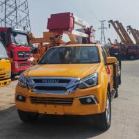 China ISUZU 13.5Meter Aerial Platform Bucket Lift Work Lifting Working Manlift Truck for sale
