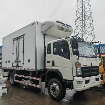China HOWO Thermo King T-880 Pro Reefer Refrigerated Chiller Van Cold Fridge Lorry for sale