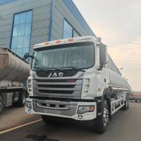 China JAC Stainless steel Fresh Milk Edible Oil Transport Tank Water Tanker Delivery Truck for sale