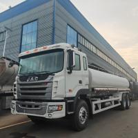 China JAC Stainless steel Fresh Milk Edible Oil Transport Tank Water Tanker Delivery Truck for sale