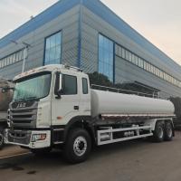 China JAC Stainless steel Fresh Milk Edible Oil Transport Tank Water Tanker Delivery Truck for sale