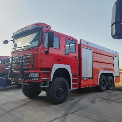 China Shacman F3000 6*6 Full Driver Water Tanker Truck Foam Rescue Fire Engine for sale